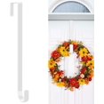 15" Wreath Hangers for Front Door, 1 Pack Over The Door Wreath Hanger ...