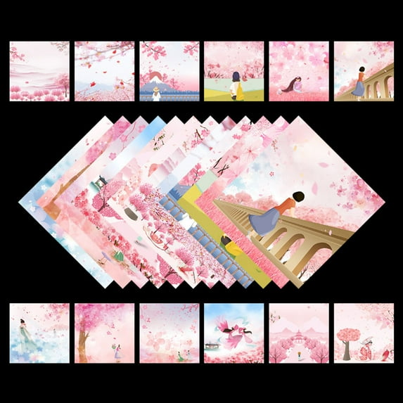 15 X 15 for Cm (5.9 × 5.9″) 250 Sheets Double Sided Square Paper of ...