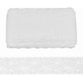 15 Yards/13.7m White Nylon Stretchy Lace Ribbon 3-1/4 inch Wide Floral ...