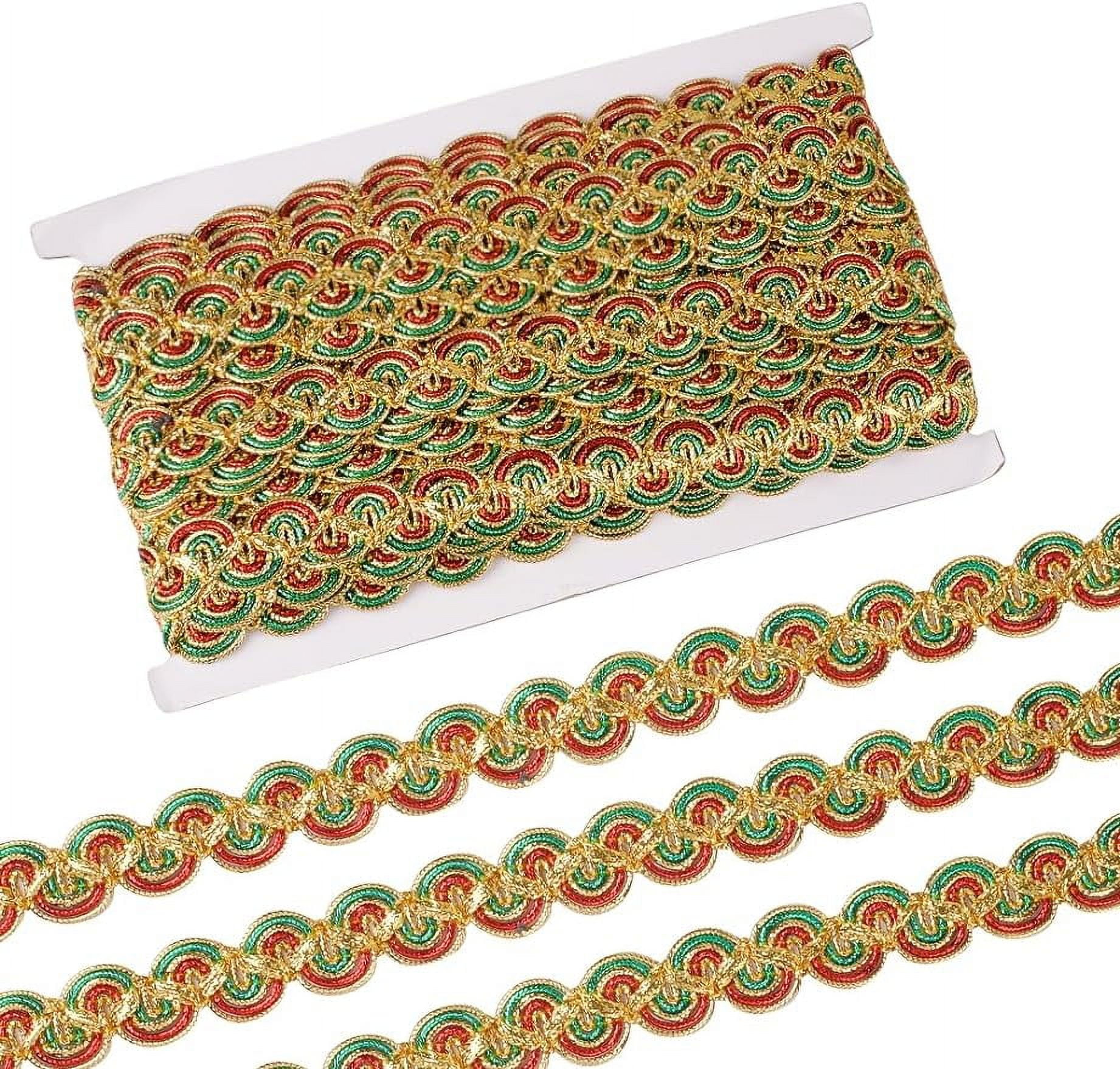 15 Yards Gold Lace Trim Gimp Braid Scroll Braid Trimming Christmas ...