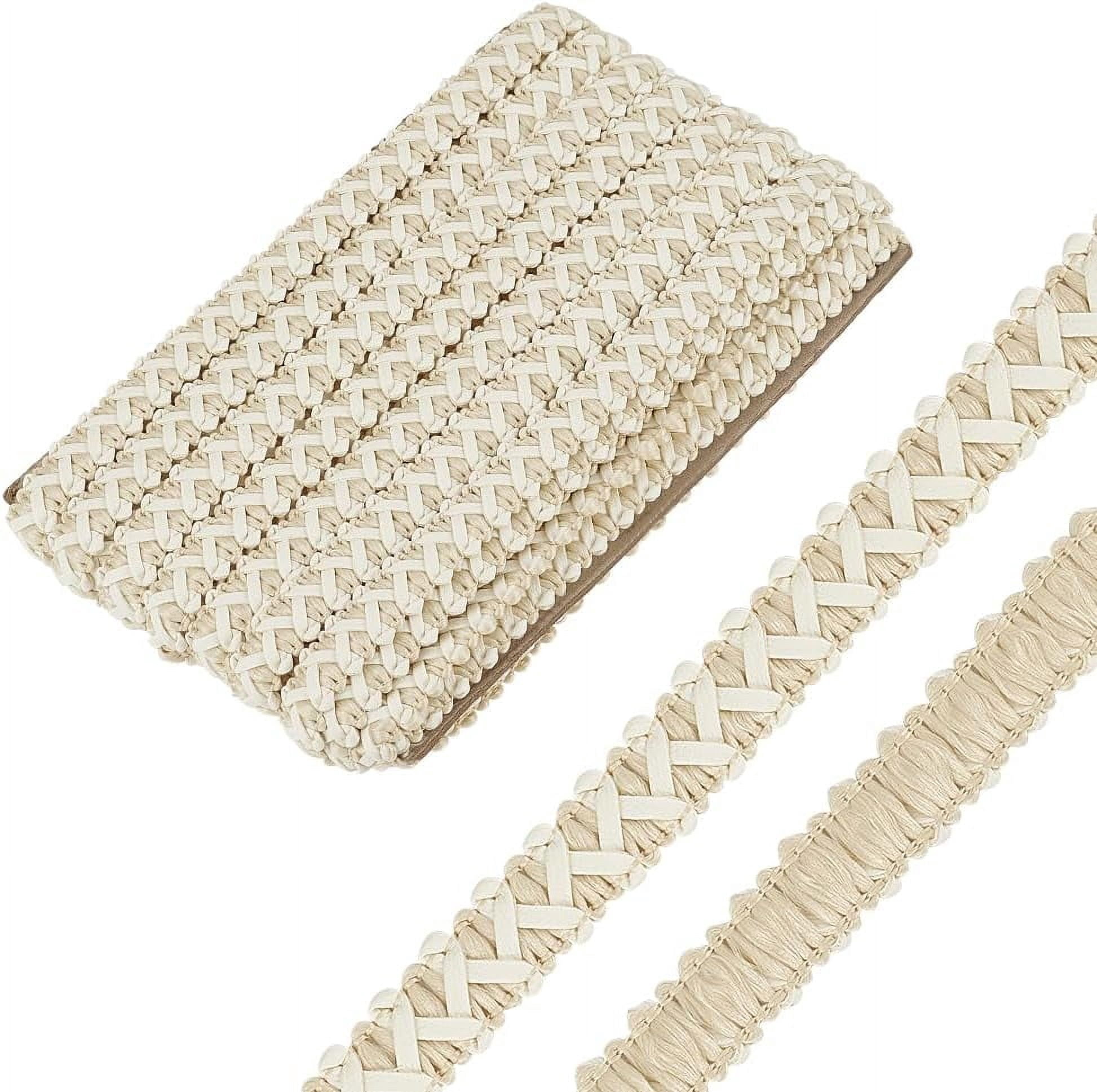 15 Yards Imitation Leather Lace Ribbon Curve Lace Tape Garment ...