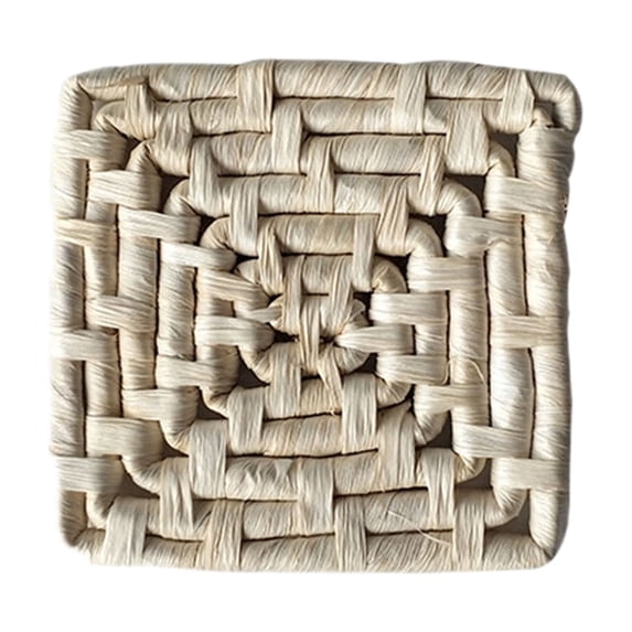 15 cm Natural Corn Husk Woven Coasterss Home Coasterss and Heat ...