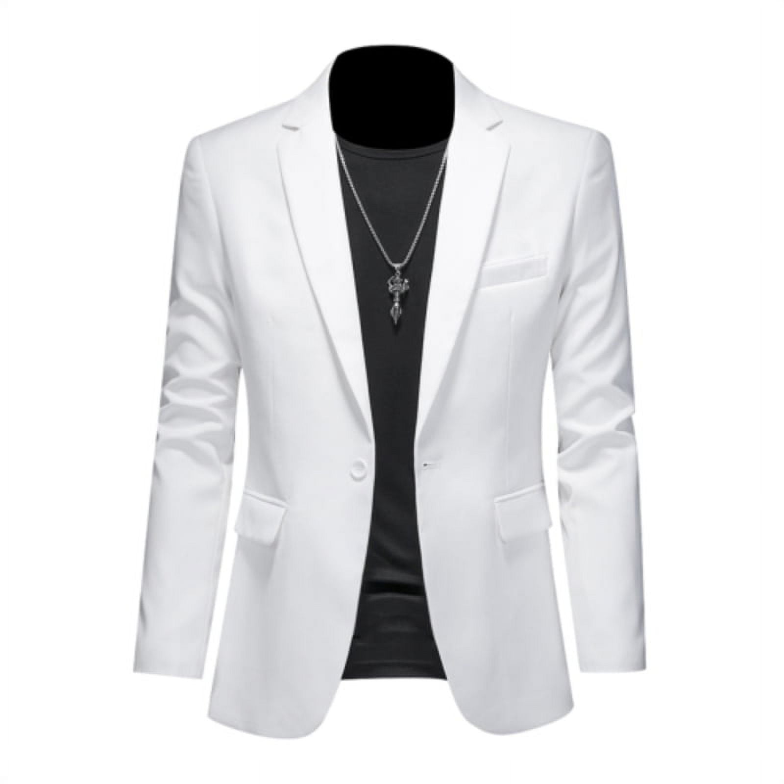 15-color boutique fashion suit 6XL men's slim groom wedding suit jacket ...