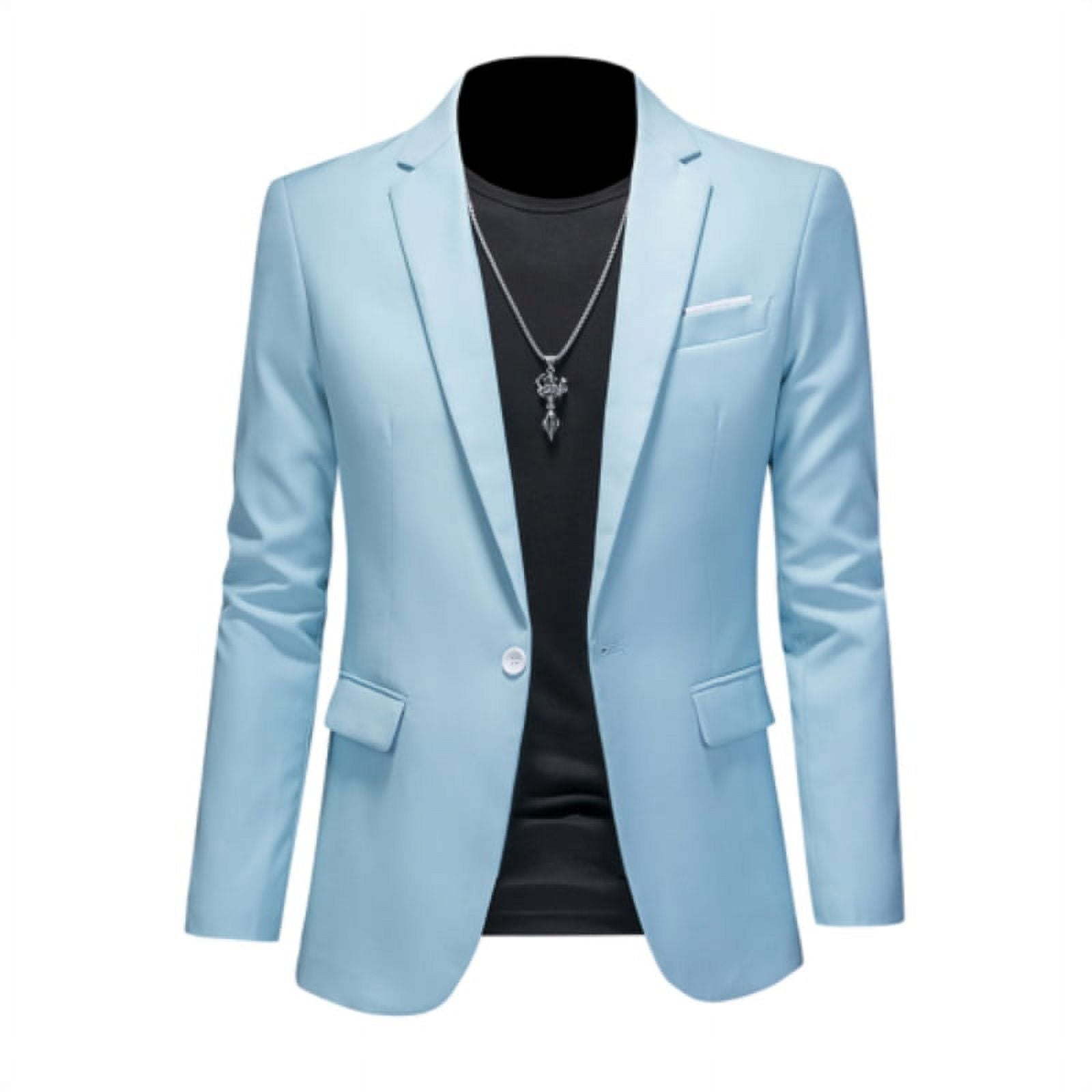 15-color boutique fashion suit 6XL men's slim groom wedding suit jacket ...