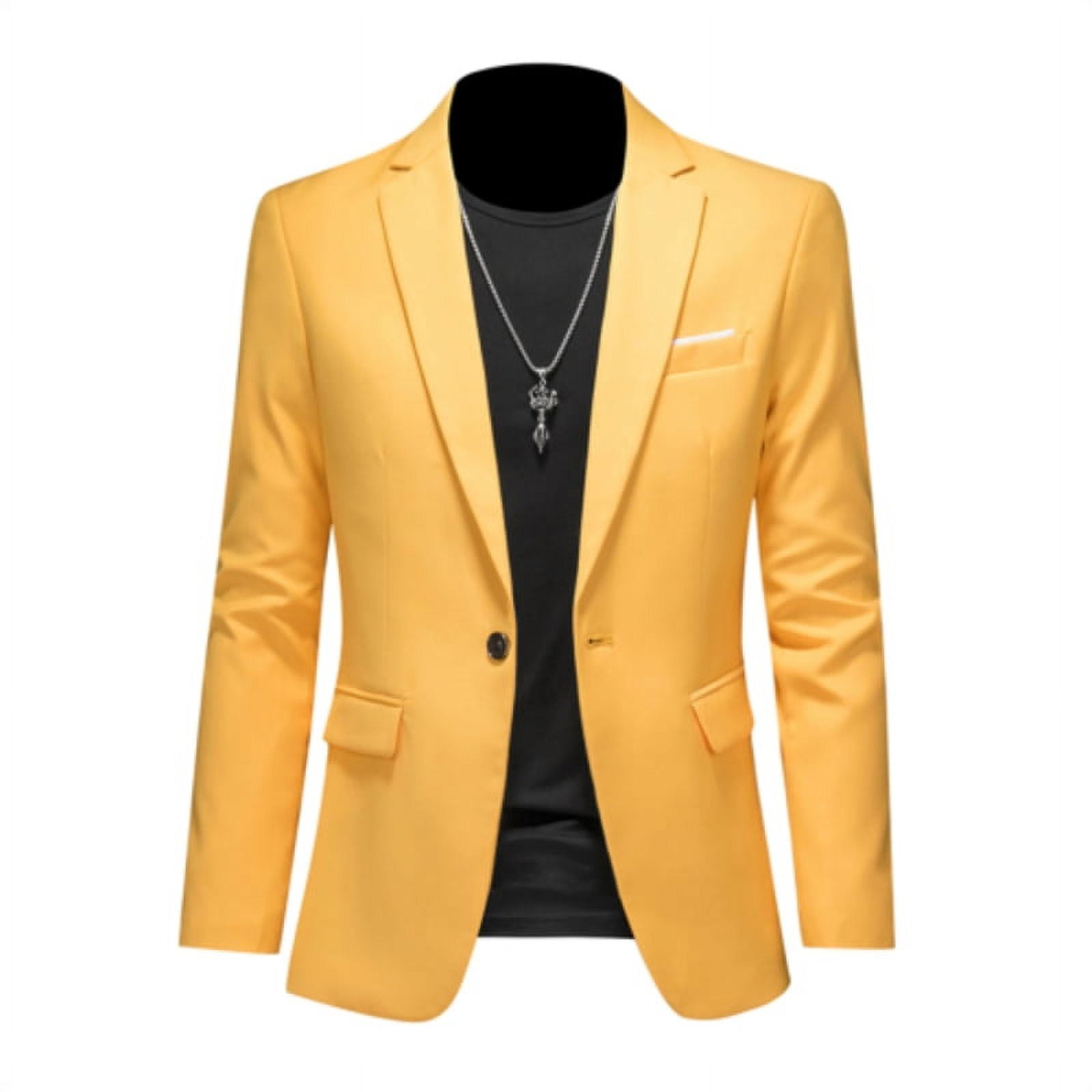 15-color boutique fashion suit 6XL men's slim groom wedding suit jacket ...