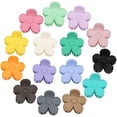 15 count Small Flower Hair Claw Clips 1.49 Inch Jaw Clips for Women ...