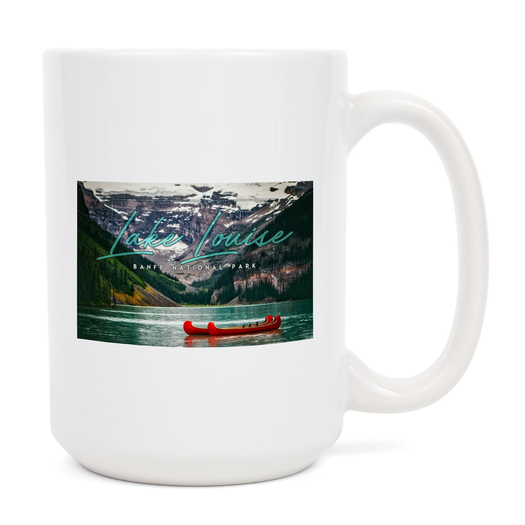 15 fl oz Ceramic Mug, Banff National Park, Canada, Lake Louise, Big ...