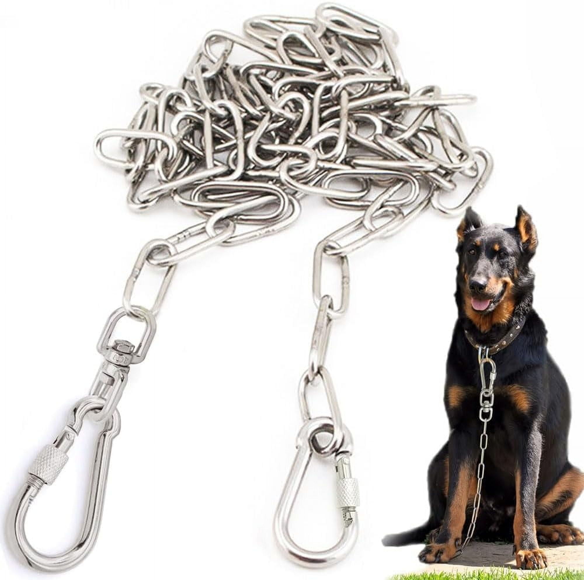 NOBRAND 15 ft Heavy Duty Dog Chain for Outdoors Up to 200 lbs Durable ...