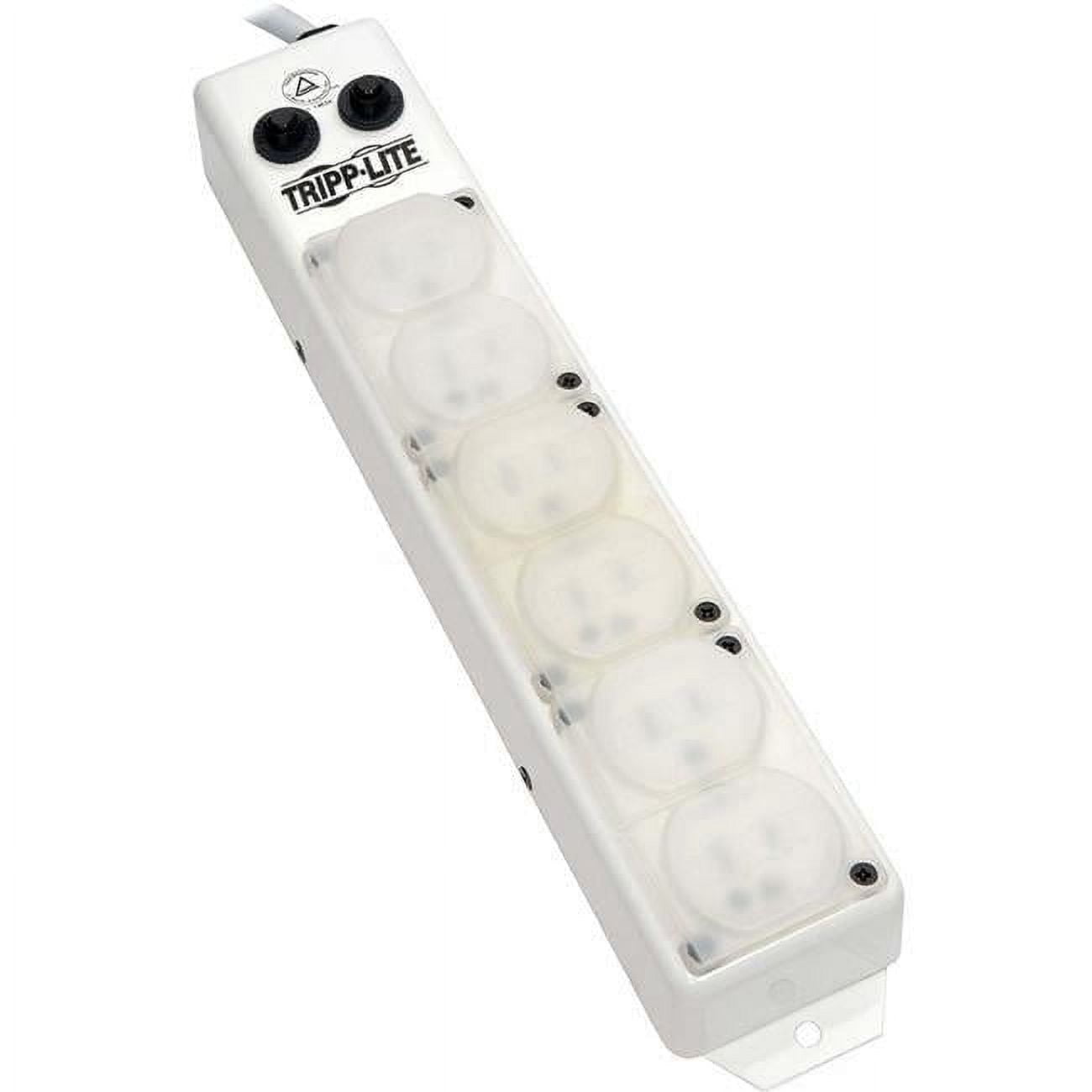 15 ft. Power Strip Medical 120V 6 Outlet UL1363A Right Angle Cord ...
