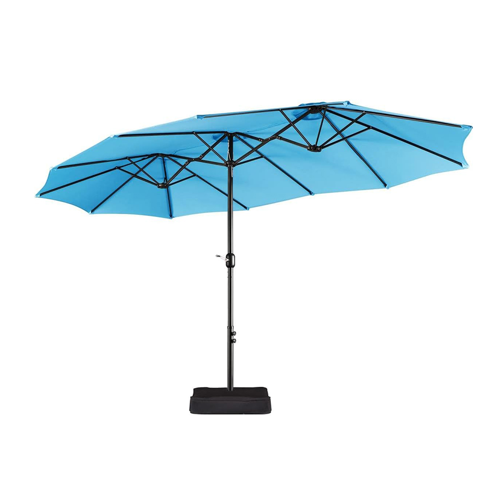 15 ft Triple-size Patio Umbrella w/Base Included - Market Extra-Large ...