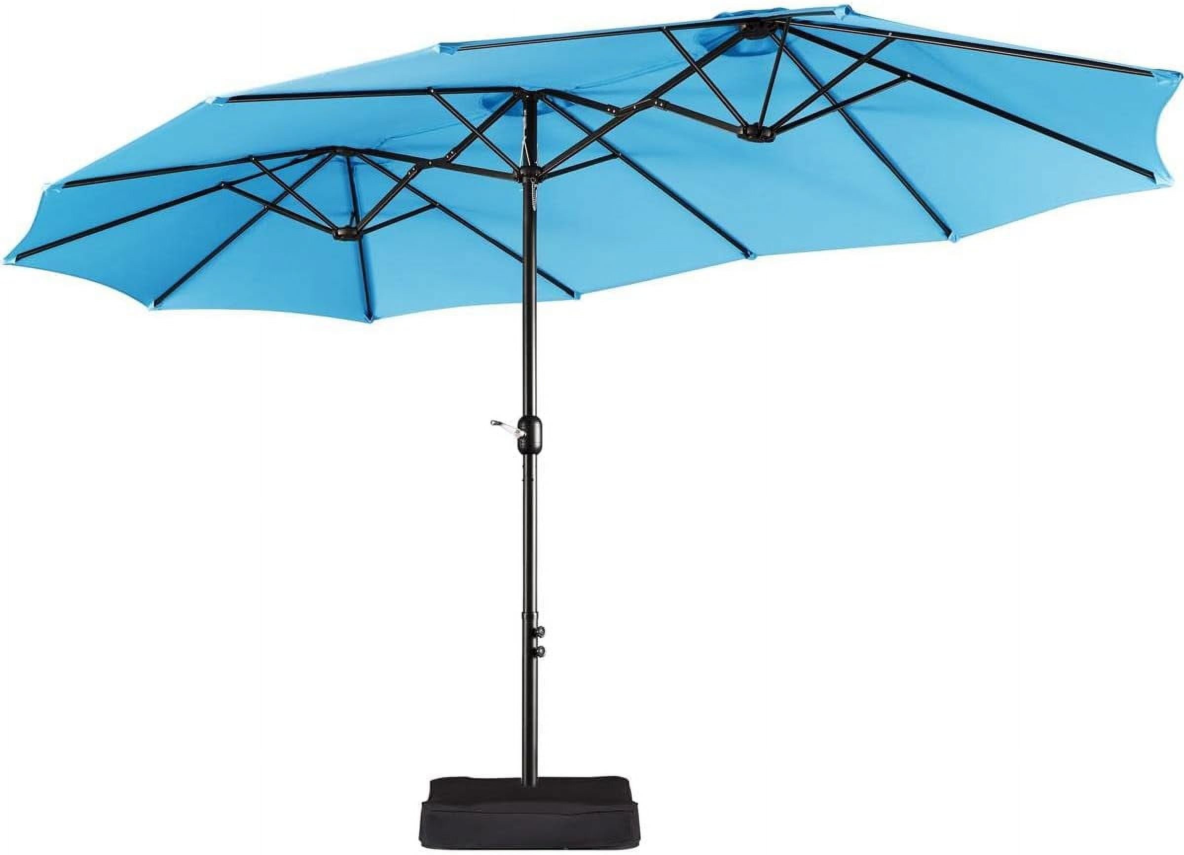 15 ft Triple-size Patio Umbrella w/Base Included - Market Extra-Large ...