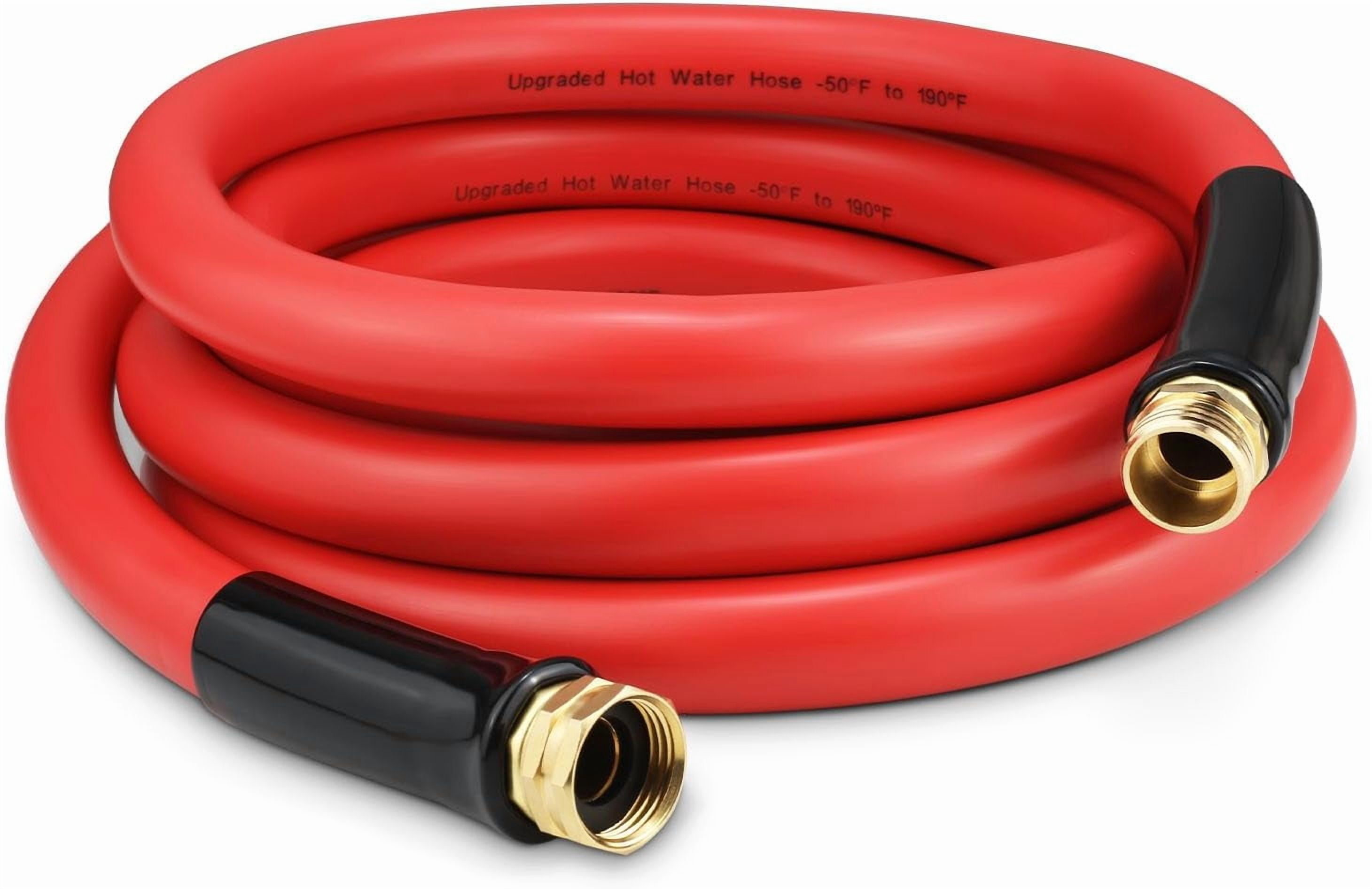 15 ft x 5/8 in Hot Water Garden Hose, -50 ° F to 190 ° F, 600 PSI Burst ...