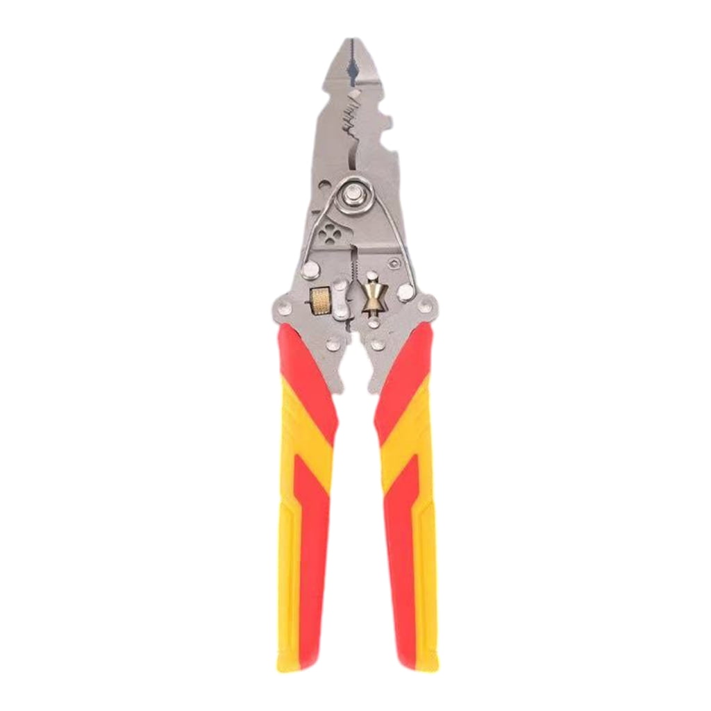 15 in 1 Adjustable Wheel Foldable Wire Stripper Pliers for Electricians ...