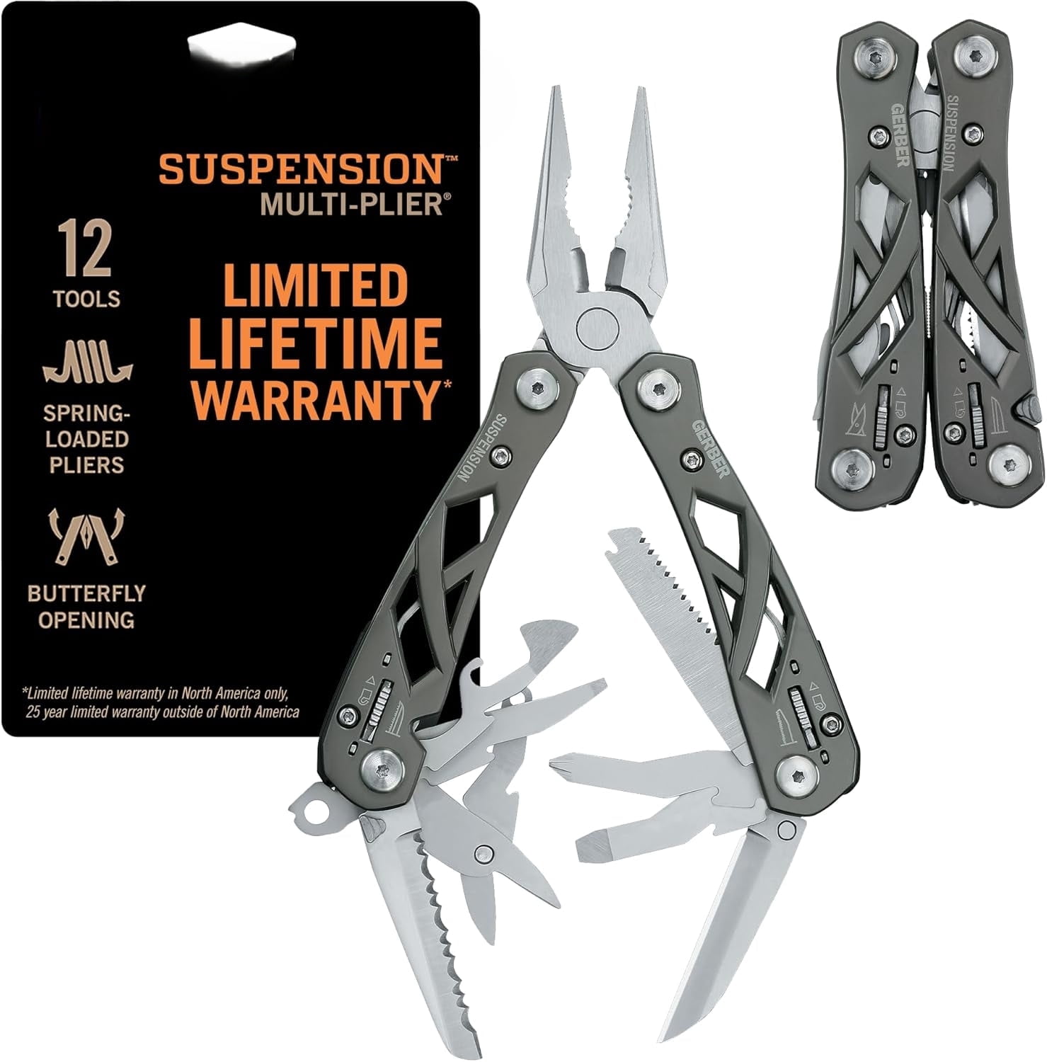 15-in-1 EDC Multi tool with Pocket Knife, Needle Nose Pliers and Wire ...