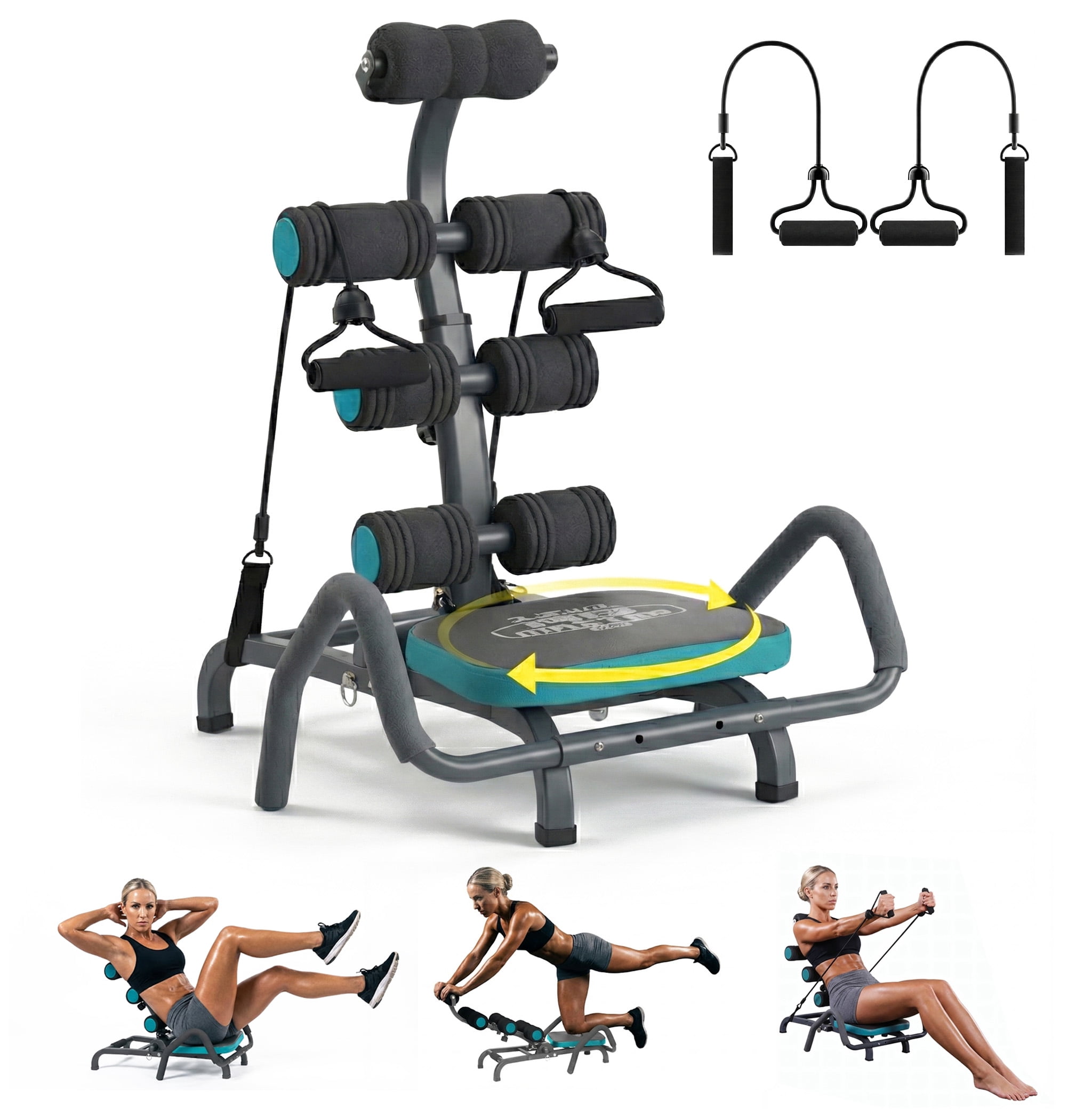 15-in-1 Multi-Functional AB Master Abdominal Trainer for Home Use ...