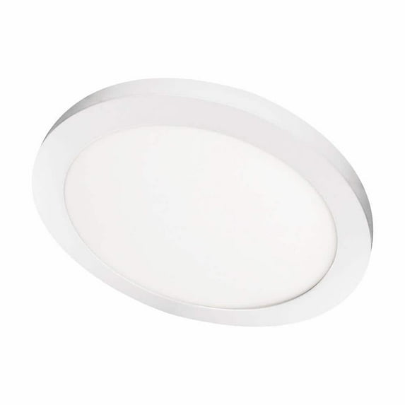 15 in. 22.5-Watt Dimmable White Integrated LED 1650 Lumens Round Flat ...