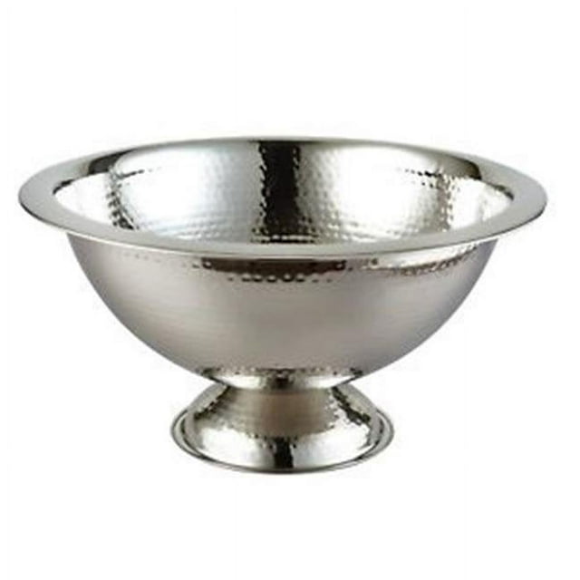 15 in. & 3 gal Hammered Punch Bowl - Walmart.com
