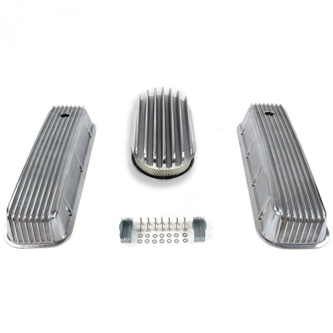 15 in. Deep Oval & Finned Engine Dress Up kit with Holes without ...