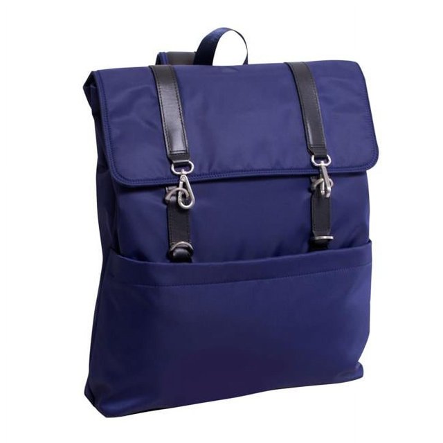 15 in. Element Nylon Flap Over Laptop Backpack, Navy - Walmart.com