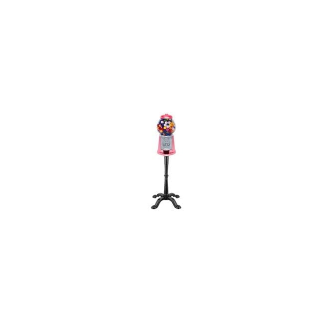 15 in. Gloss Watermelon Tall Gumball & Candy Machine with Antique Black ...