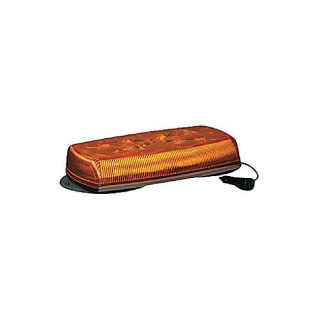 15 in. Led Minibar Reflex 18 Flash Patterns 12-24VDC - Amber Dome ...