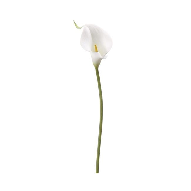 15 in. Silk Mini Calla Lily Flower Spray - White - Walmart.com