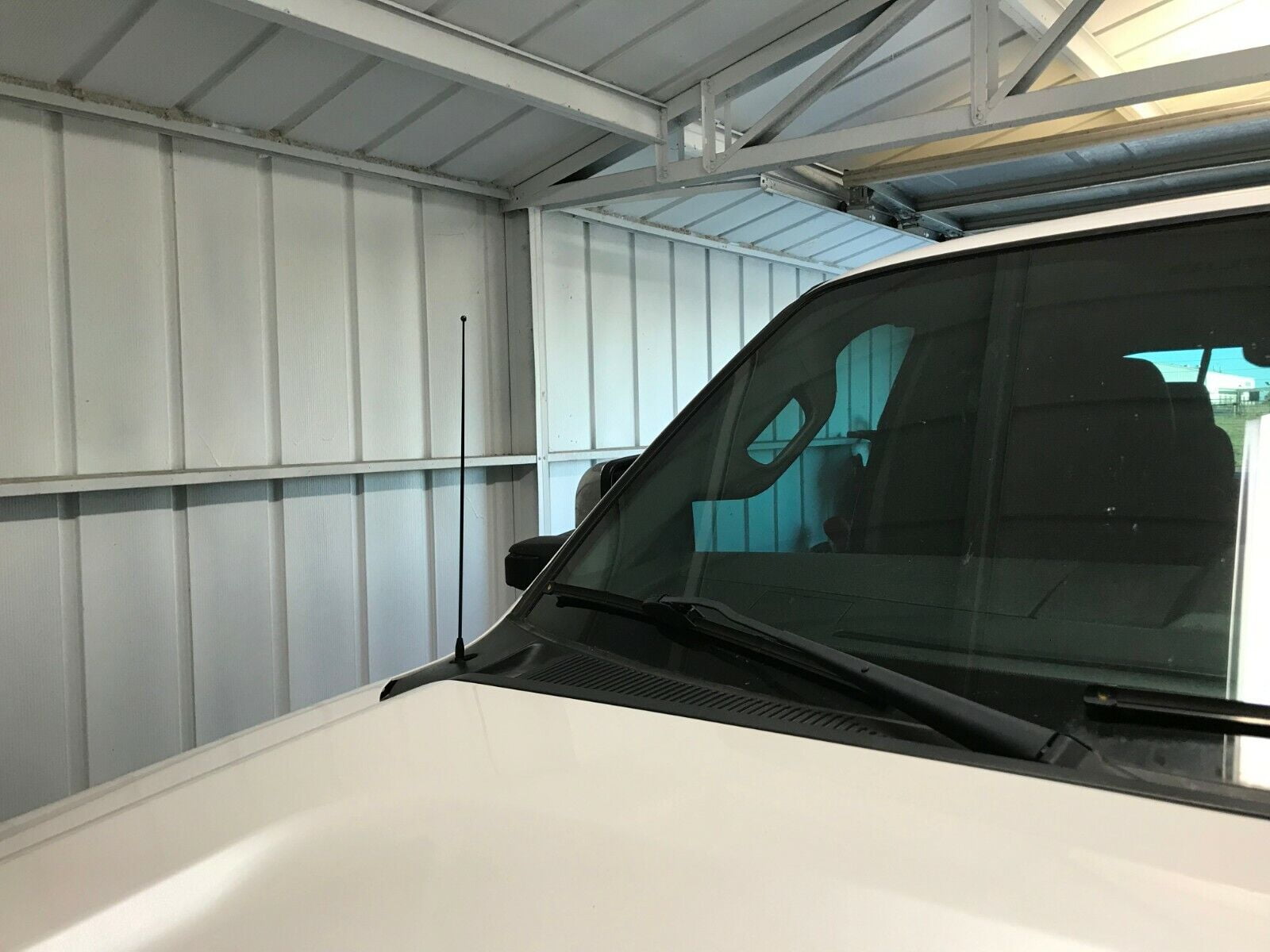 15" inch Black Stainless Antenna Mast Power Radio AM/FM for FORD F-250 ...