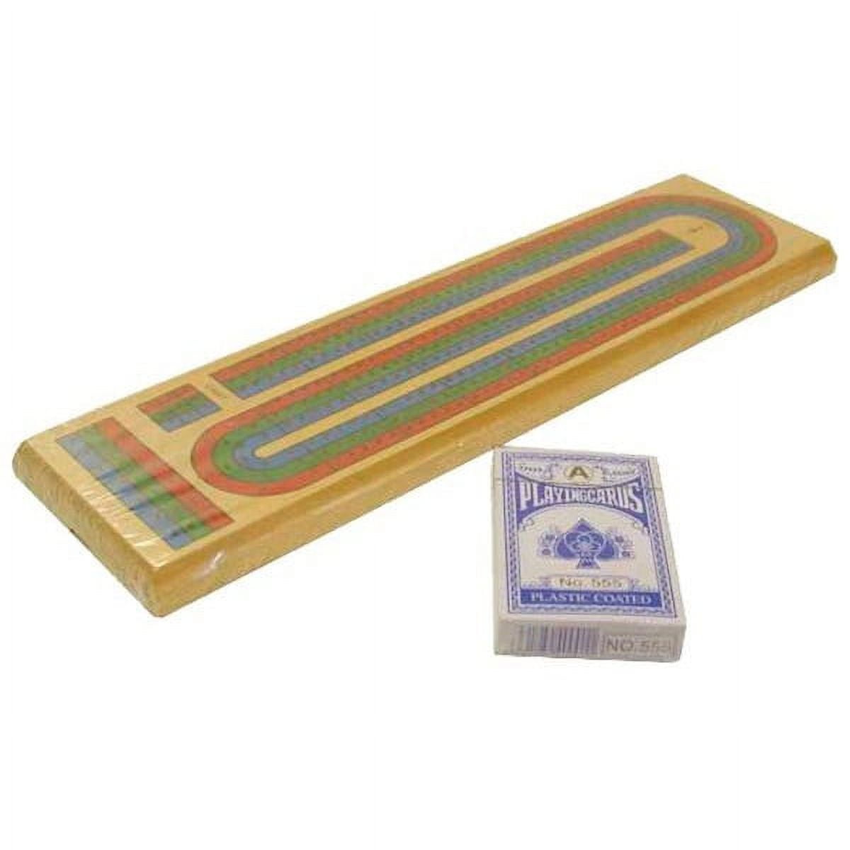 CHH 15 inch Color Track Cribbage Board with Cards - Walmart.com