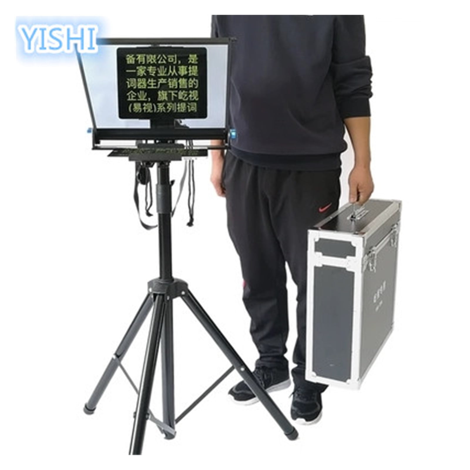 15-inch Folding Portable Version Of The Teleprompter For Mobile Phone ...