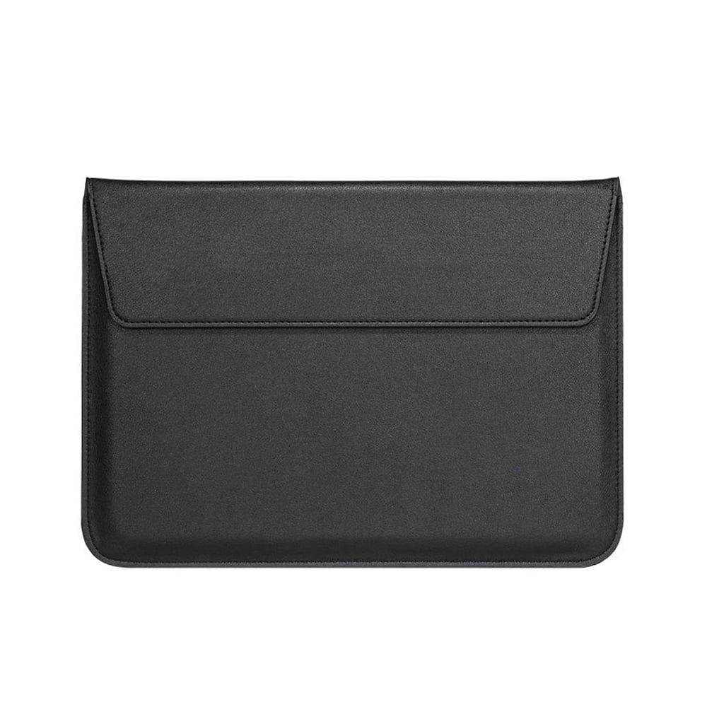 15 inch Laptop Stand Sleeve Case, Faux Leather, Envelope bag transverse ...