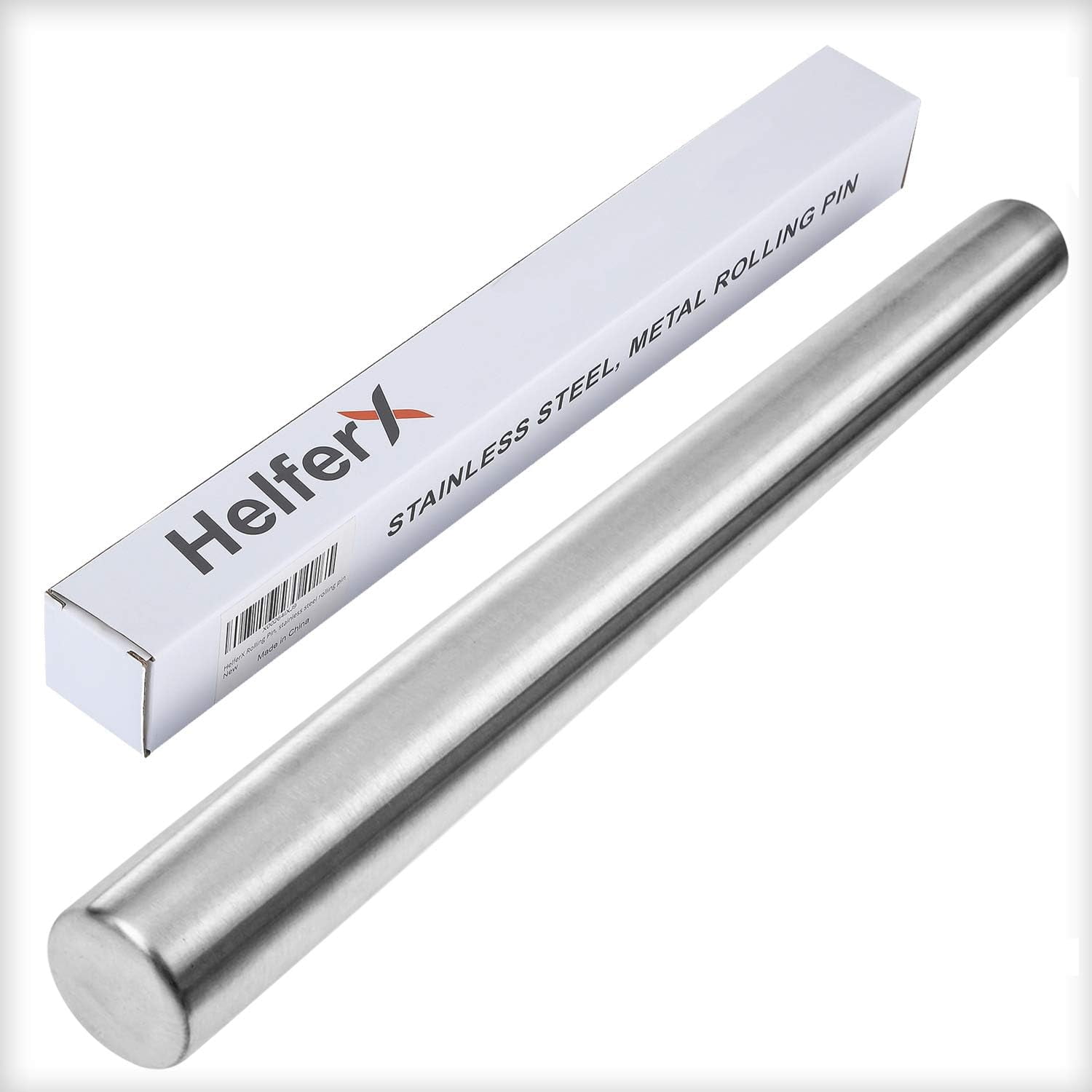 15 inch Long Stainless Steel Rolling Pin for Baking - Perfect for ...