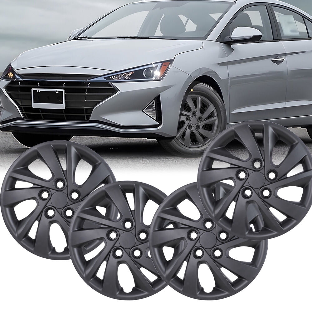 15 inch Set of 4 Hubcaps Fits for 2017 2018 2019 2020 Hyundai Elantra ...