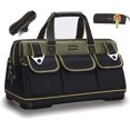 15-inch Wide Mouth Tool Bag with Water Proof Molded Base，Wide Mouth ...