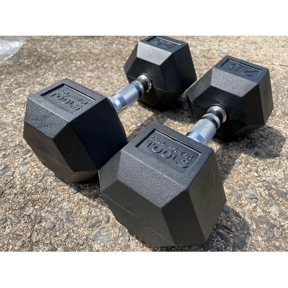 15 lb. Rubber Dumbbell Single - Walmart.com