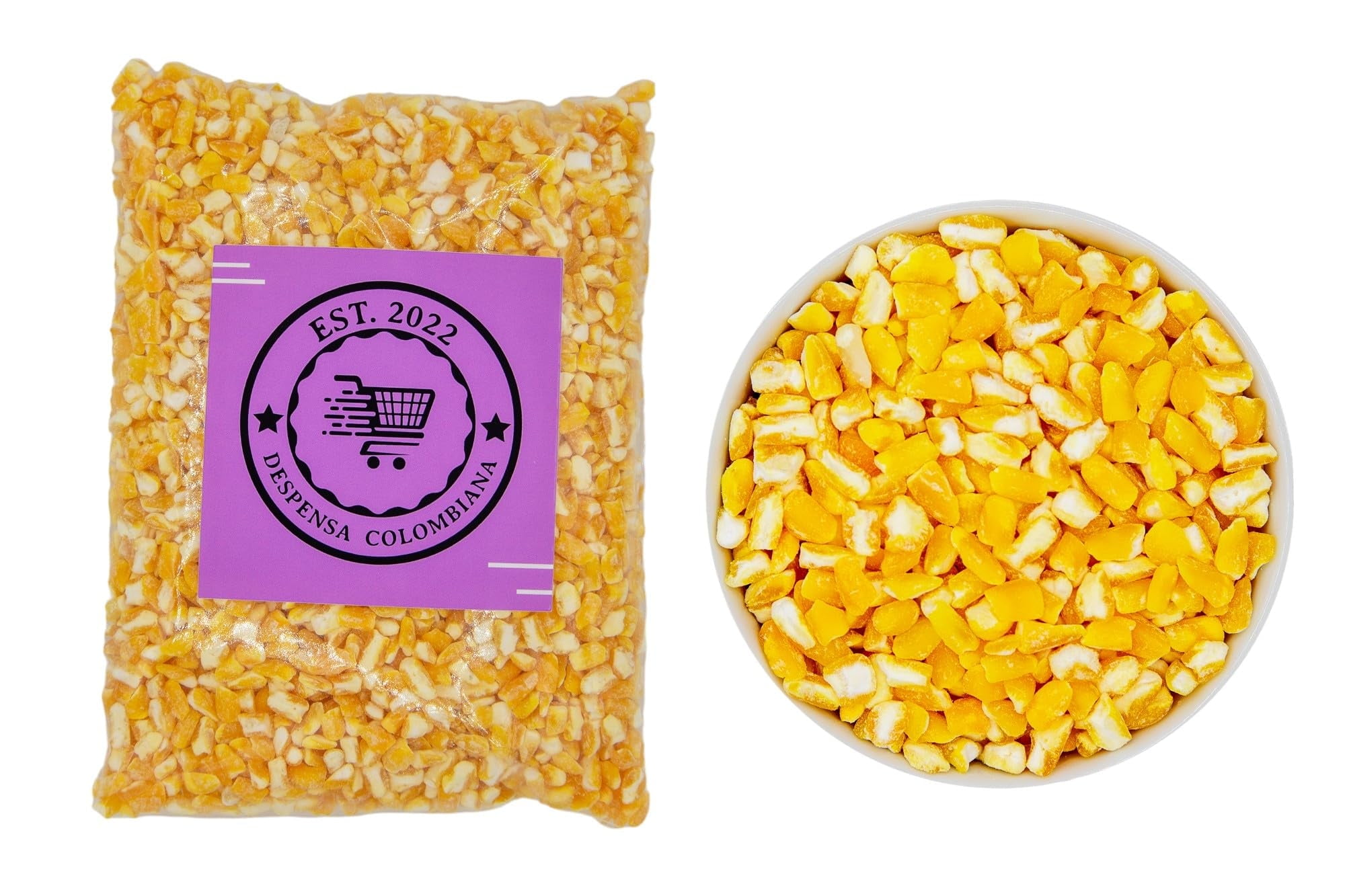 15 lbs Golden Hominy Dried, Broken - Maiz Trillado - Dry Corn Broken ...