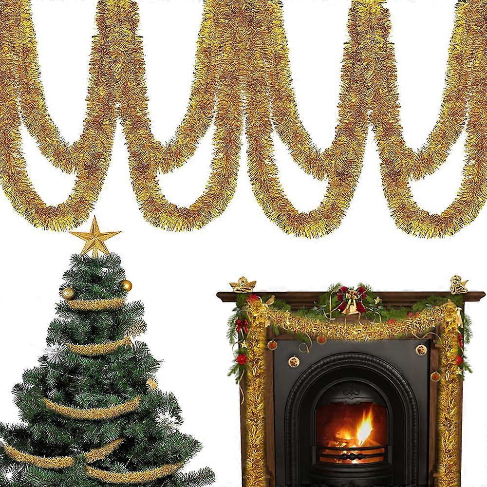 15 m Christmas tree tinsel garland, Christmas tree decoration tinsel ...
