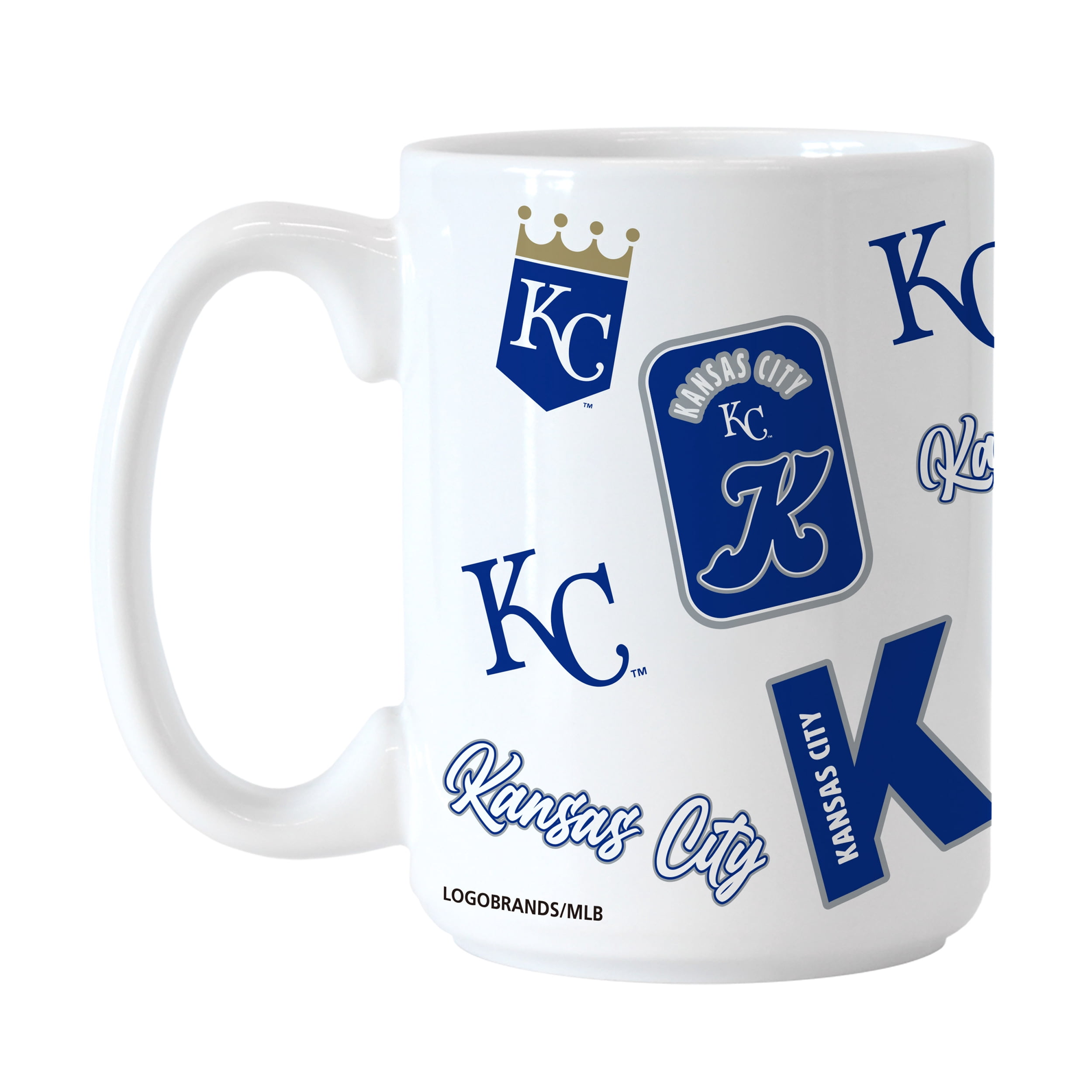 15 ounce Multi-Logo Ceramic Mug in Team Colors - Walmart.com