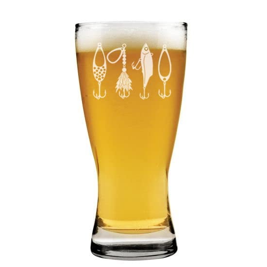 15 oz Beer Pilsner Glass Fishing Lures - Walmart.com
