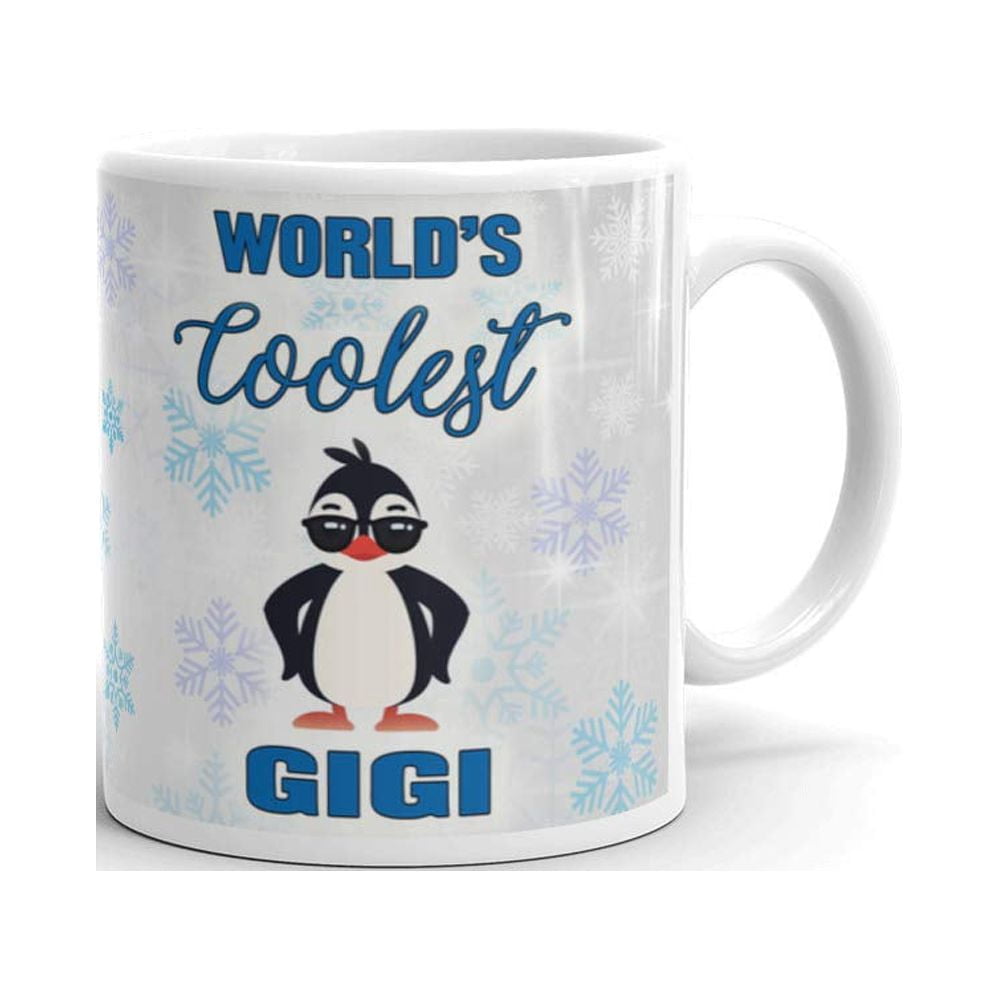 15 oz Mother's Day Gifts World's Coolest Gigi Penguin Novelty Ceramic ...