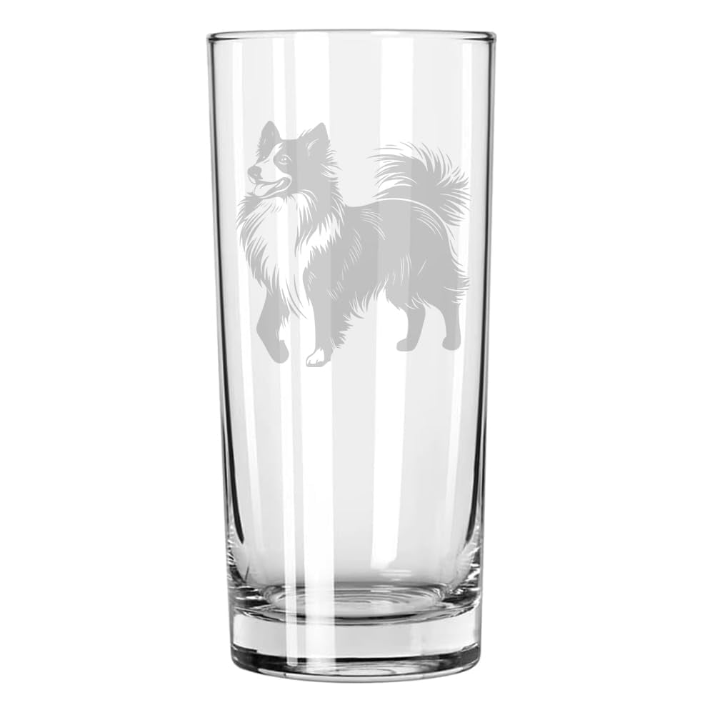 15 oz Tall Beverage Drinking Glass Highball Tumbler Gift Shetland ...