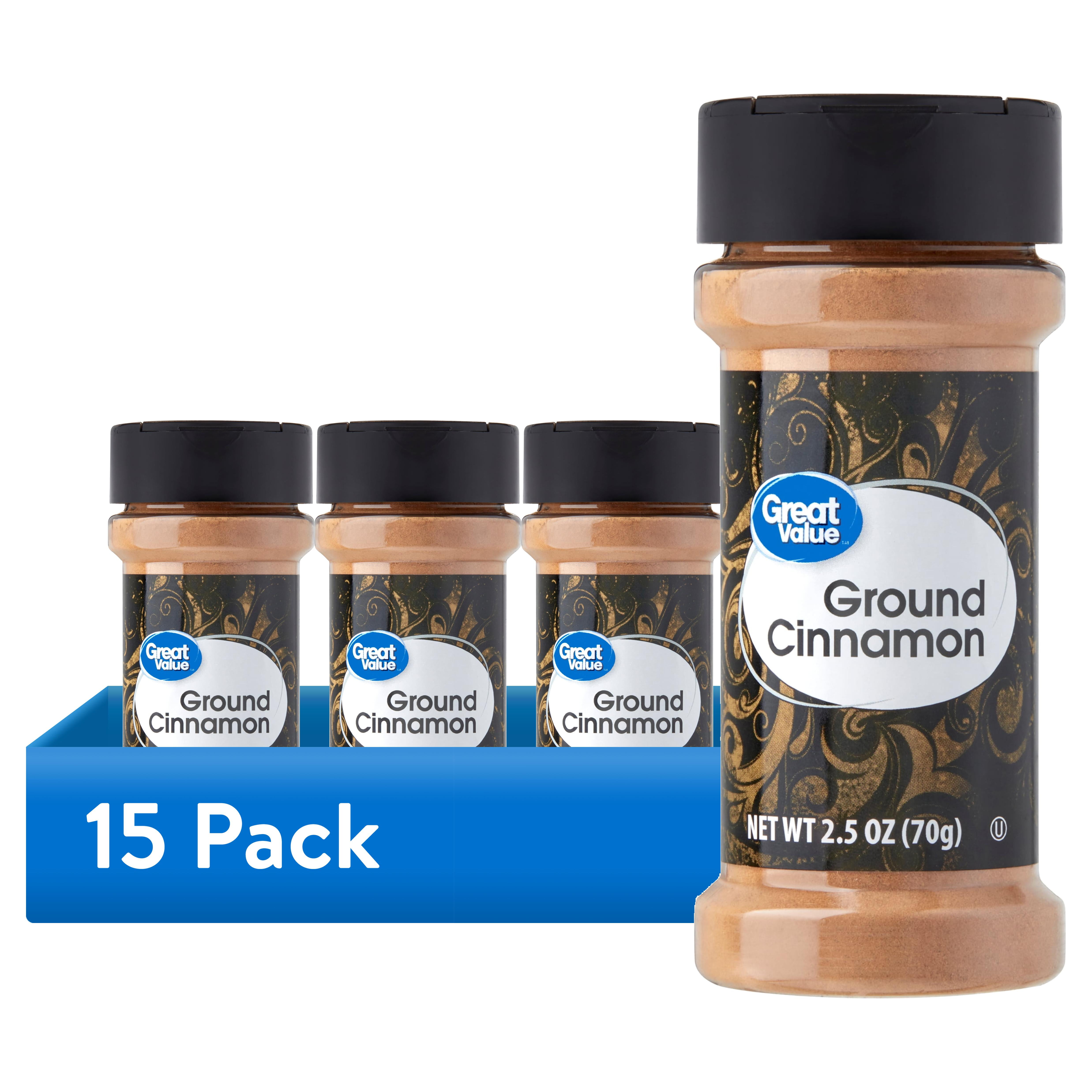 (15 pack) Great Value Kosher Ground Cinnamon, 2.5 oz - Walmart.com