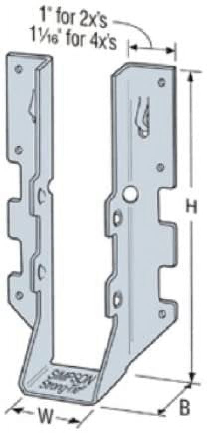 15 pack Simpson Strong Tie LUS210Z G185 2x10 Joist Hanger - Walmart.com