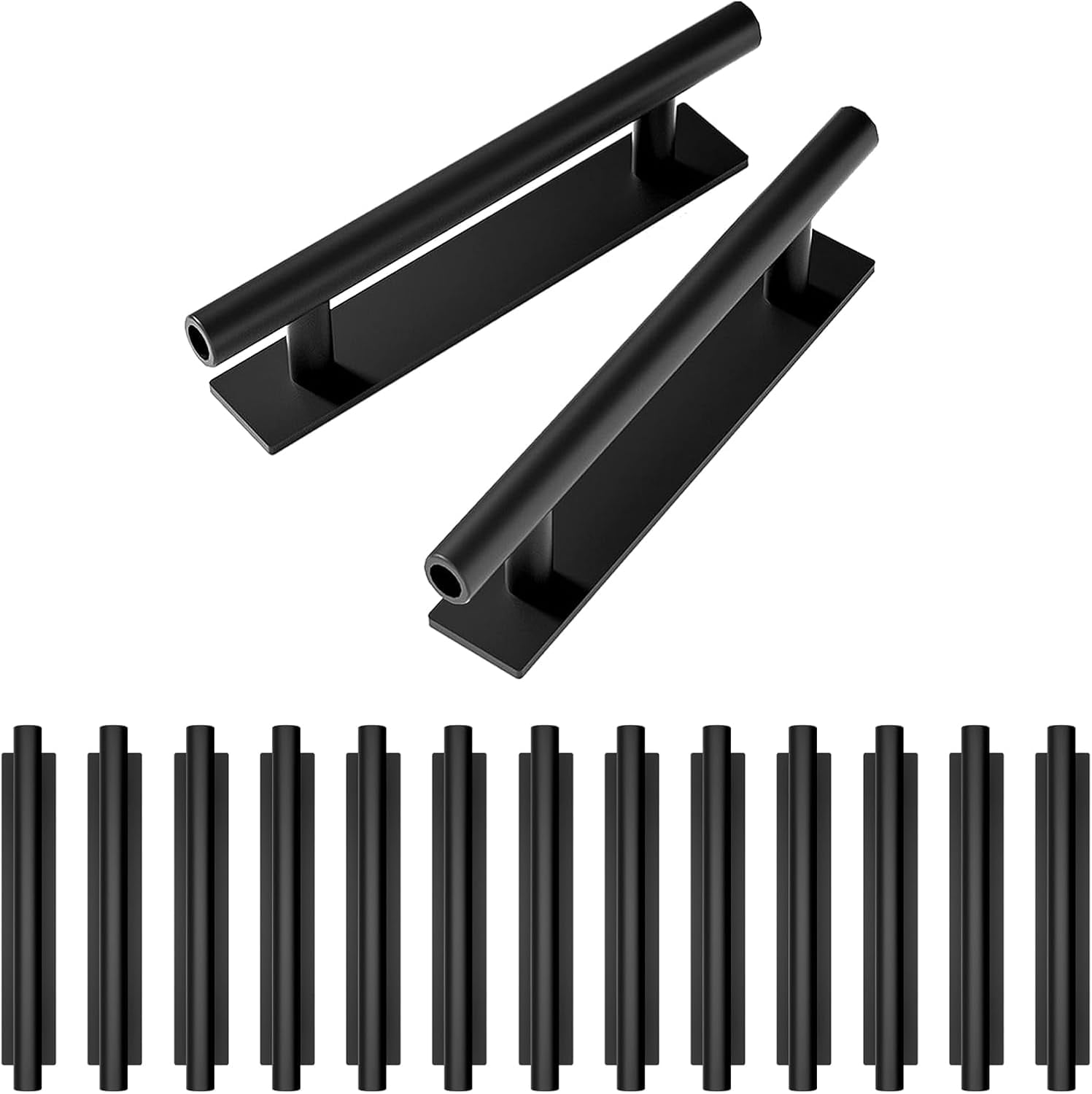 15 packs of self-adhesive pull push assisters black hidden cabinet ...