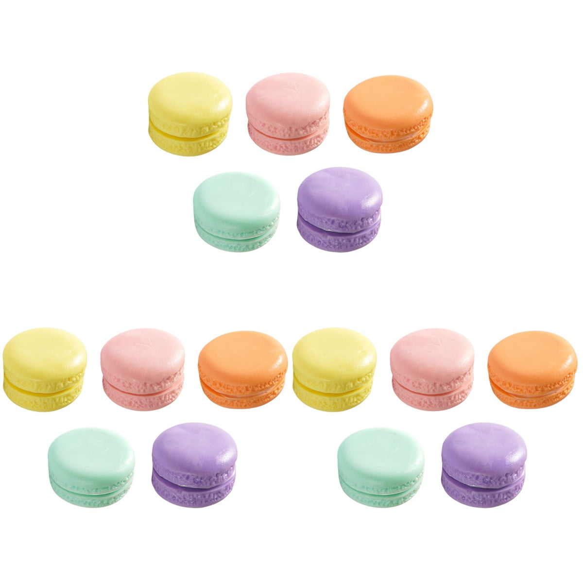 15 pcs Faux Macaron Models Desserts Props Bakery Shop Artificial ...