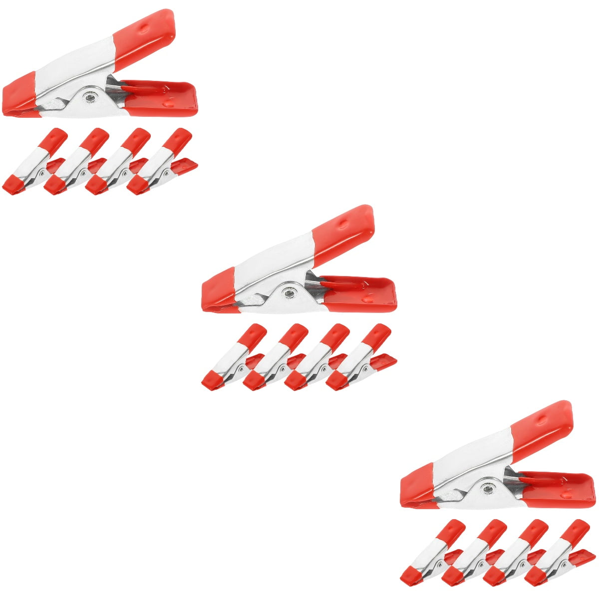 15 pcs Small Spring Clips Metal Woodworking Spring Clamps Heavy Duty ...