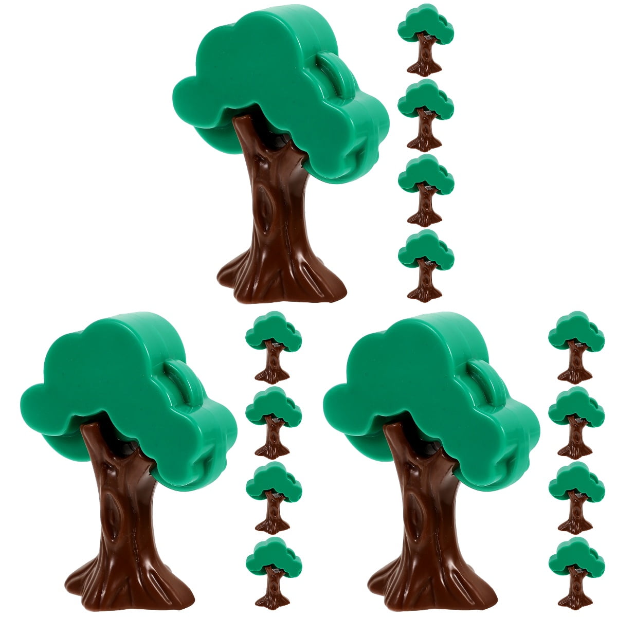 Vivid Train Track Trees Mini Artificial Set 5PCS Decor - Walmart.com