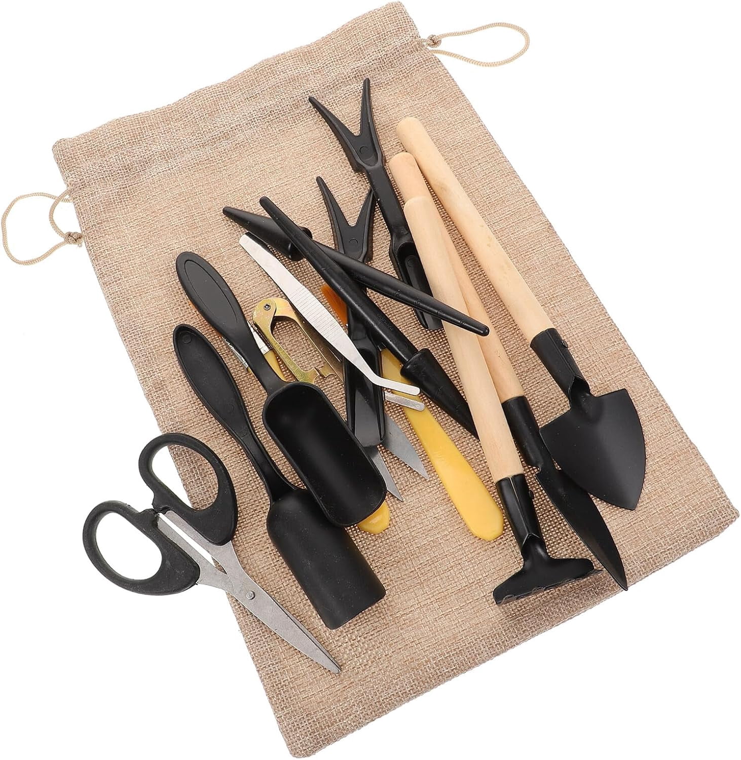 15-piece Miniature Gardening Tool Set, for succulent plant soil digging ...