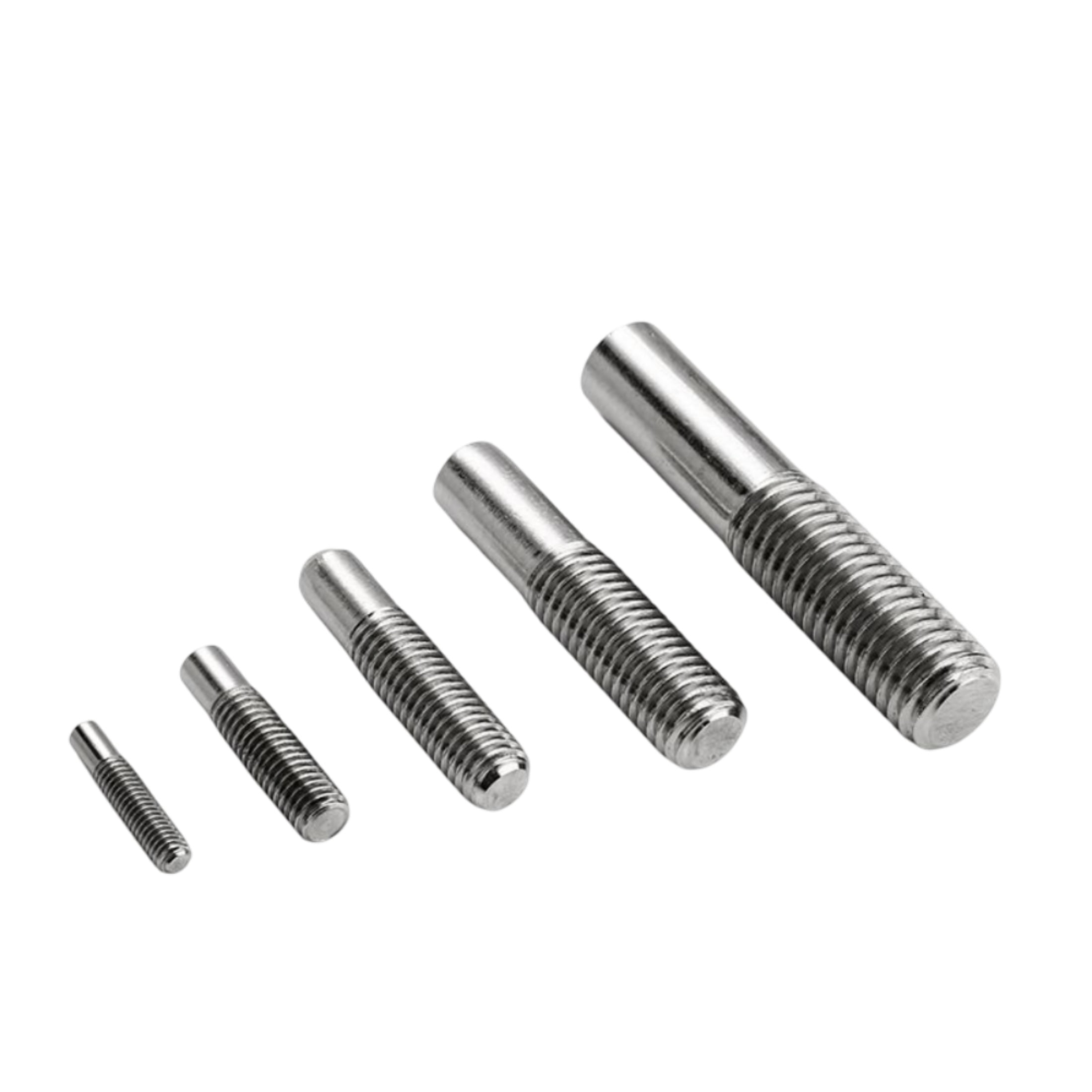 (15 pieces ) 304 Stainless Steel Single -Headed Half Thread Screw ...