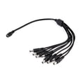 15" pigtail 8-Plug Splitter 8-Way Power Cord Replacement for D-iago ...
