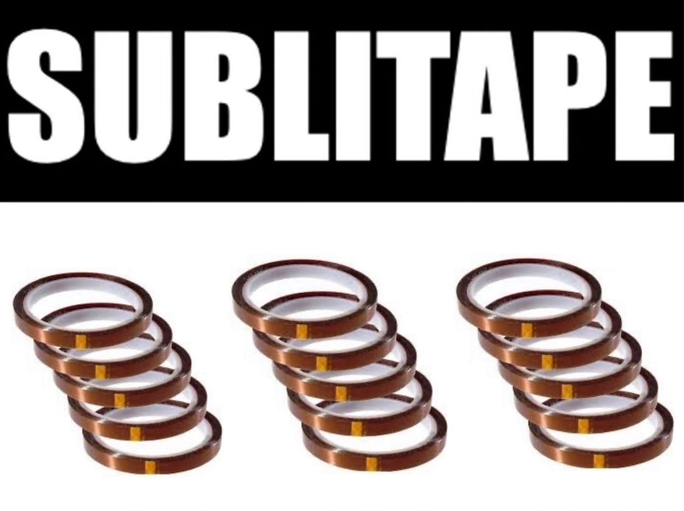 15 rolls Heat resistant tapes sublimation Press Transfer Thermal Tape ...